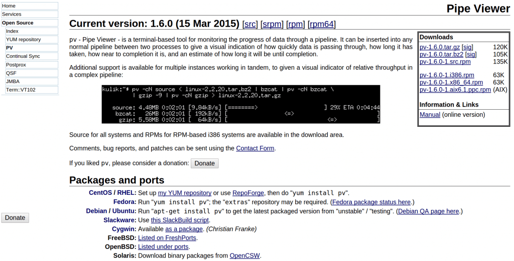 Do not like the silent dd on unix? Let's add a progress bar for it. (Using pv) - Peter Dave ...