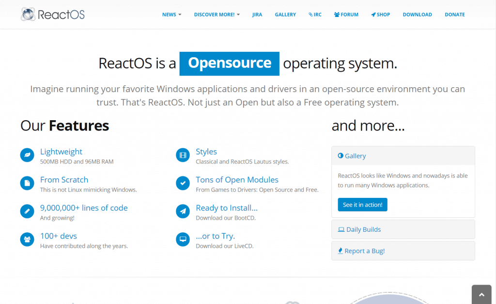 Play with ReactOS live CD v0.4.0 - the Windows compatible operating ...