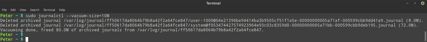 清理 systemd 的 journal 檔案 - Peter Dave Hello's BlogPeter Dave Hello's Blog